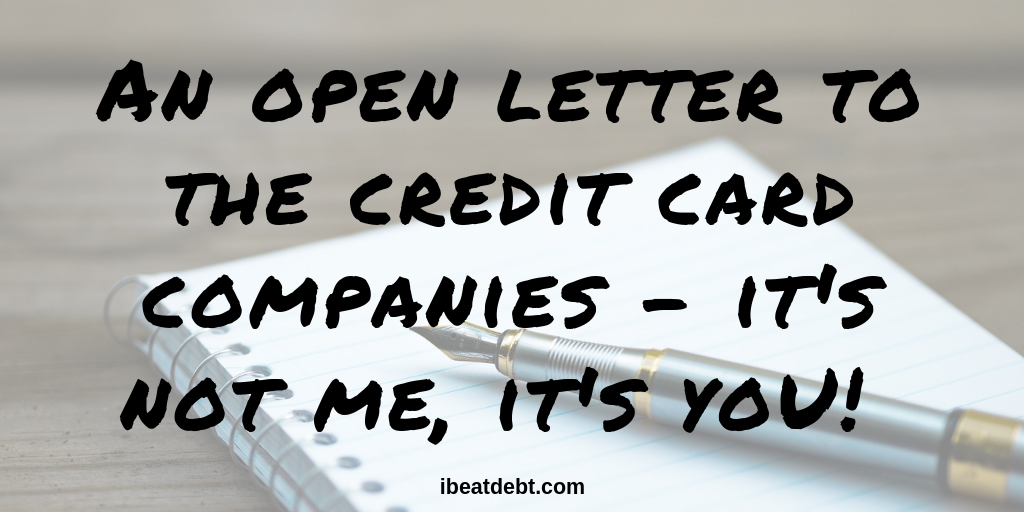 An open letter to credit card companies – you need to stop ...